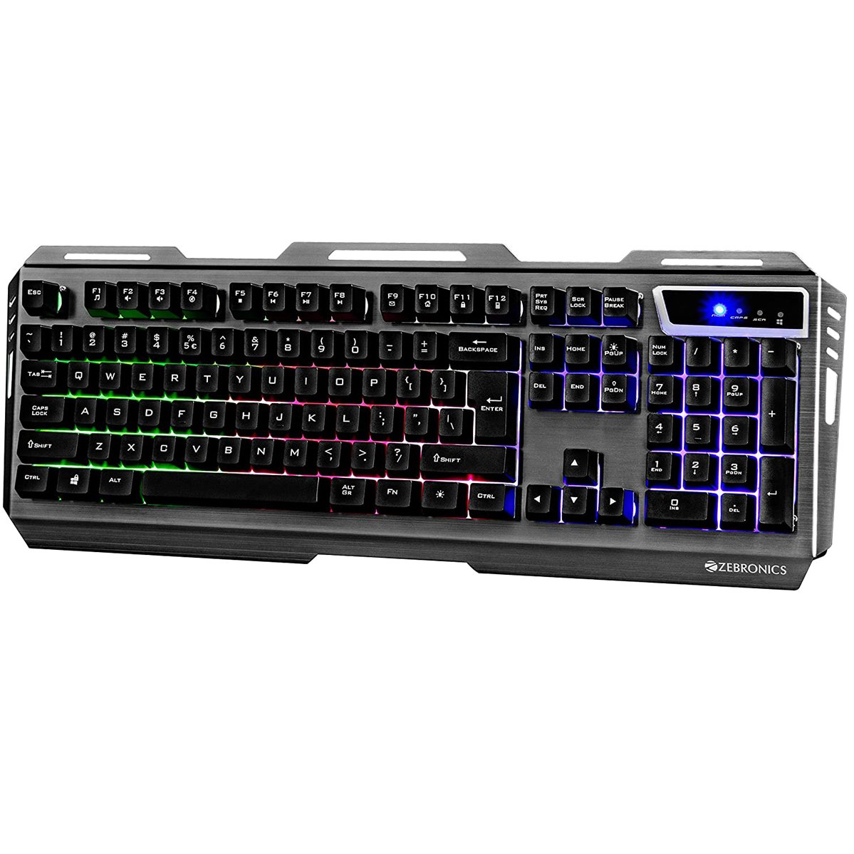 Zebronics Zeb-Transformer-k USB Gaming Keyboard with Multicolor LED ...